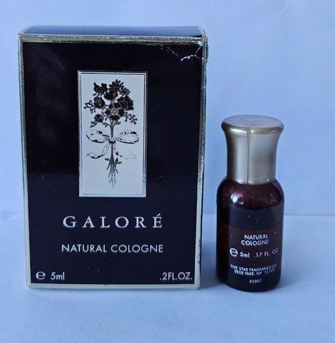 Galore Natural Cologne Splash Five Star Fragrance Mini Travel 5 ml / 0. ...