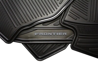 2005-2023 Nissan Frontier Genuine OEM Floor Mats 4 Pcs All Weather | Black | Rear | Waterproof ...