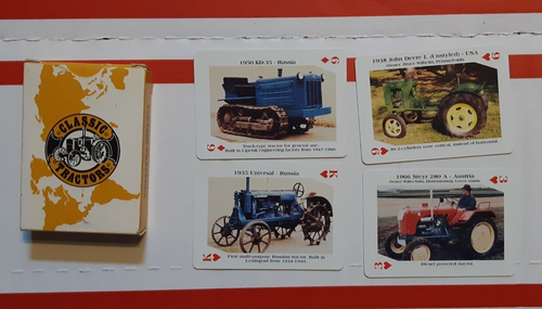 Classic Tractor Playing Cards 2 Editions - 2 Decks - 1 Sealed - FREE S ...