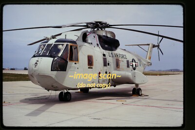 USAF Sikorsky CH-3 Helicopter at Korea in 1971, Original Slide o21a | eBay