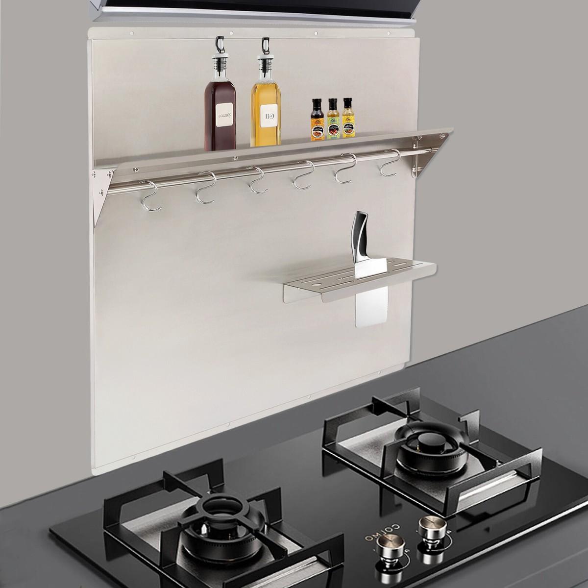Stainless Steel Range Hood With Shelf Forno Savona 30 In. Wall Mount