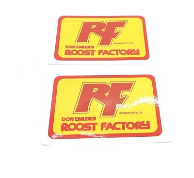 2 Vintage Roost Factory YZ CR RM KX 125 250 400 500 Works Bike FMF ...