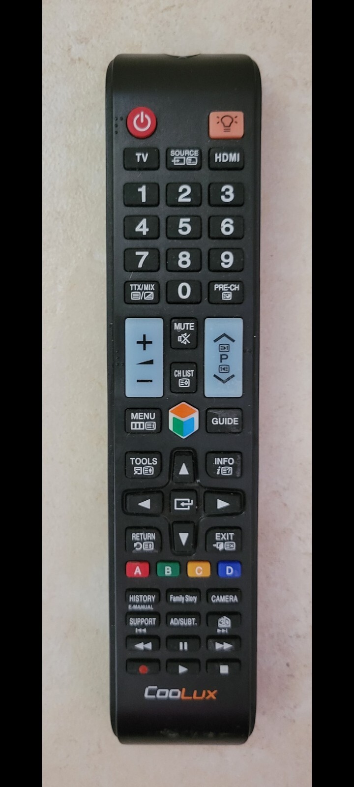 CooLux Universal Remote Control for Most Samsung LCD LED HDTV 3D Smart ...