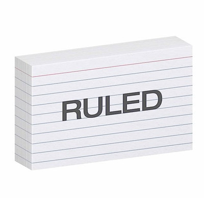 Oxford Ruled Index Cards Flash Cards / 37002475 (100ct) | eBay
