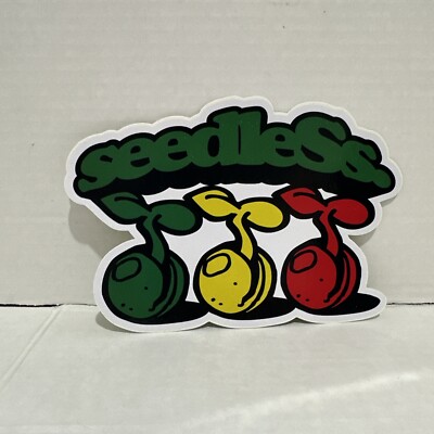 Seedless Clothing Company Three Rasta Reefer Seeds 5" x 7" Large ...