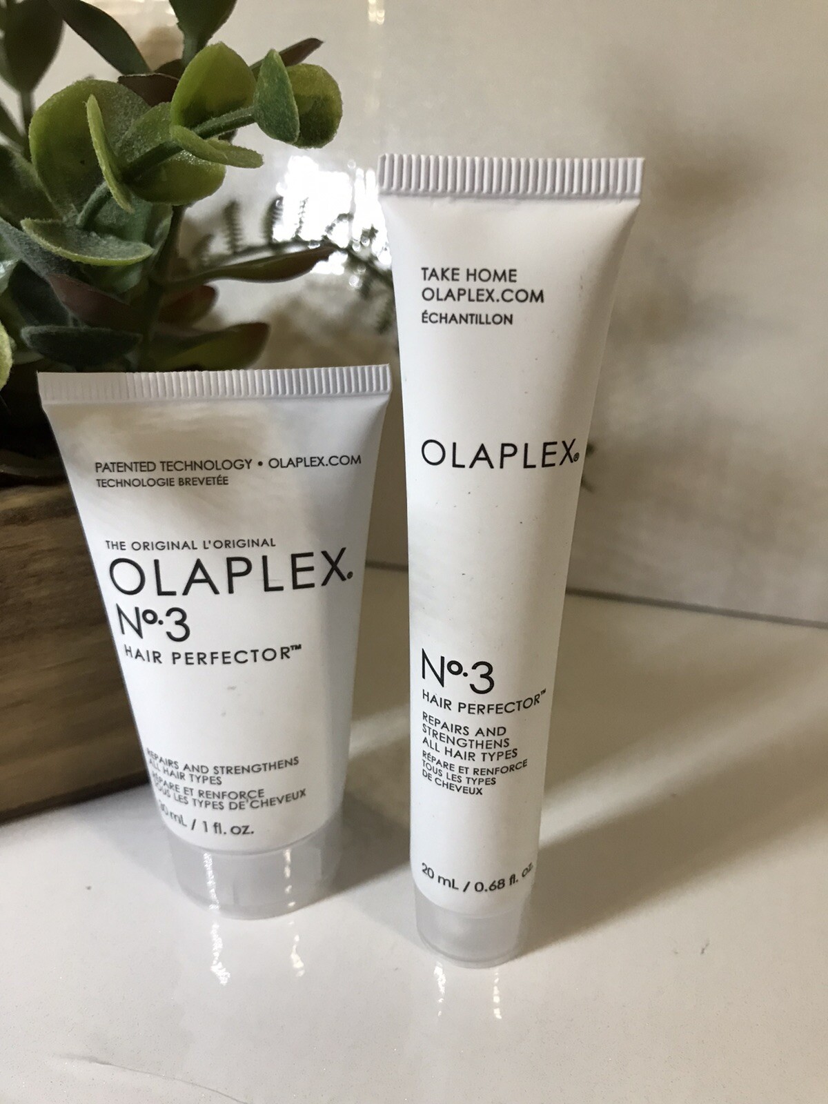 2x OLAPLEX No. 3 Hair Repair Perfector Treatment 1oz Travel AND Sample ...