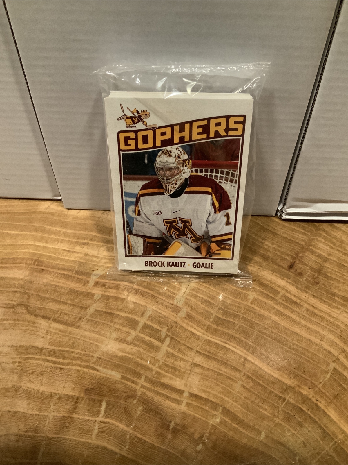 NEW 2018 Minnesota Gophers Hockey Trading Cards Team Set Big Ten WCHA ...
