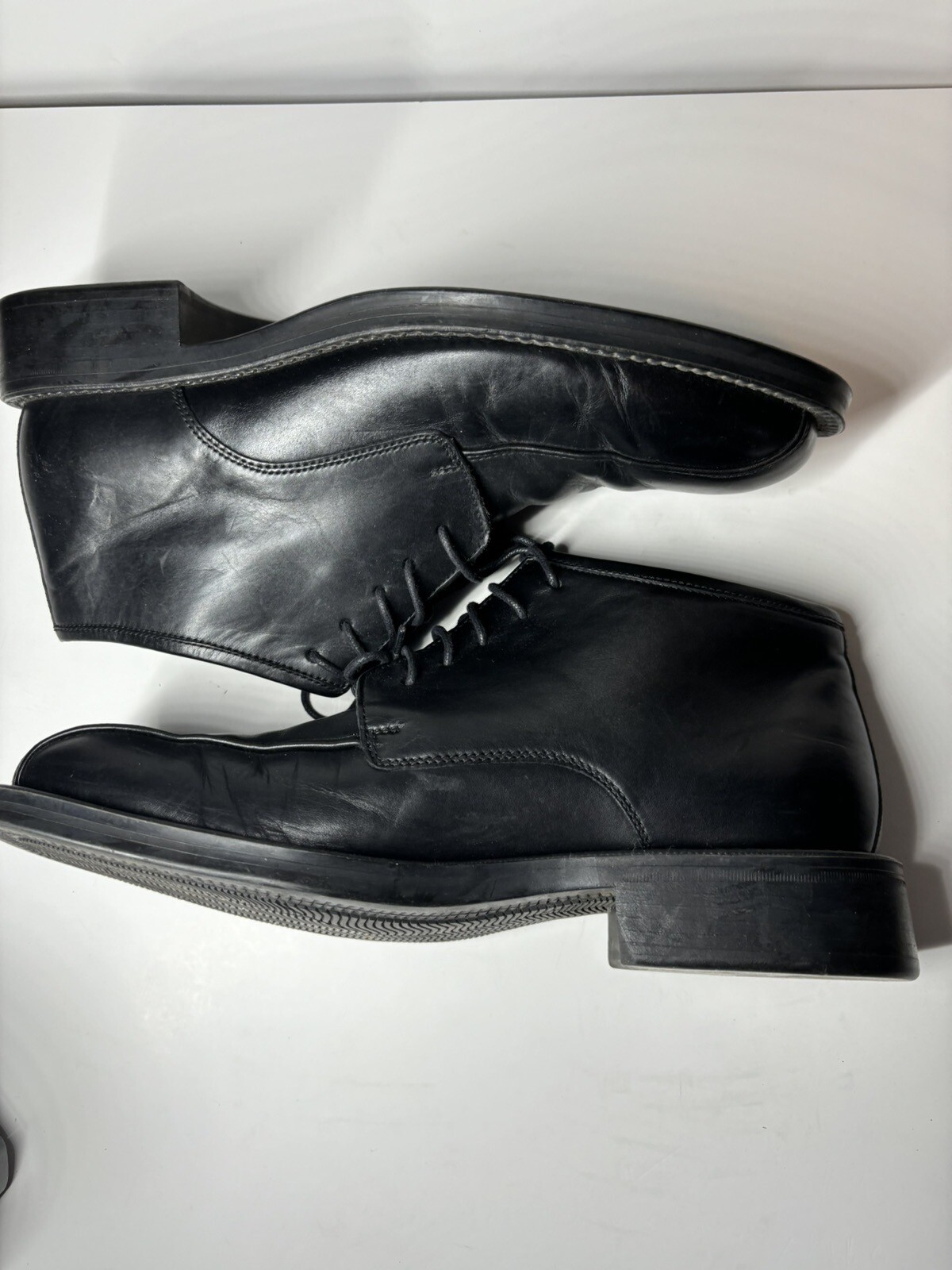 STEEPLE GATE Impulse Boots Black Italian Chukka Boots 9 M Made In Italy ...