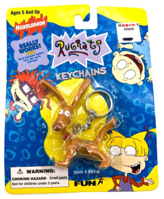 Nickelodeon Rugrats SPIKE Figural Keyring Keychain Figure 3D Nicktoons ...