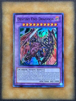Yugioh Destiny End Dragoon LCGX-EN140 Super Rare NM | eBay
