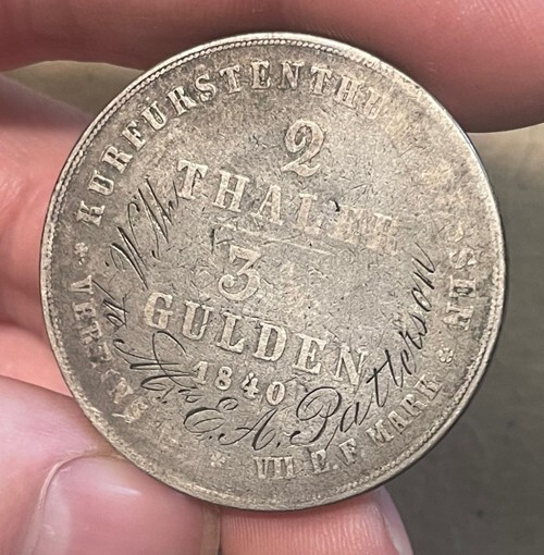 Hesse-Cassel (Germany) - 1840 Large Silver 2 Thaler - Scarce | eBay