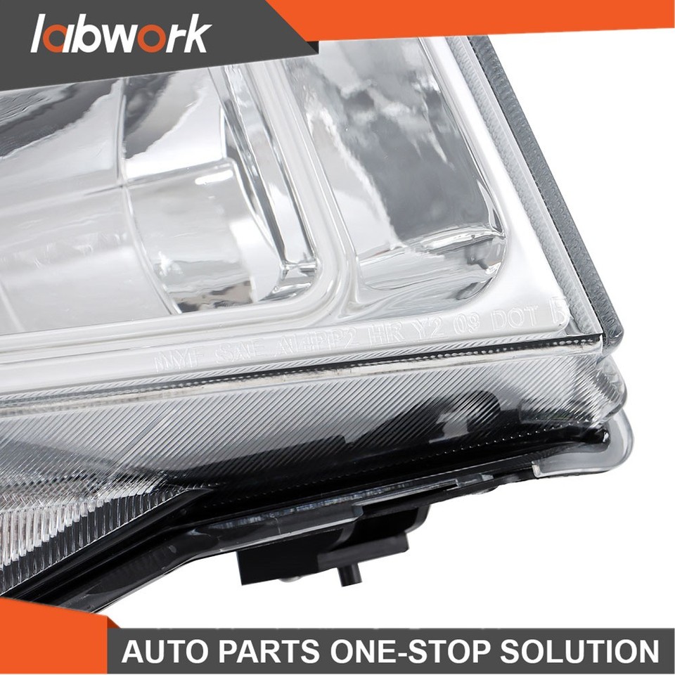 Labwork Halogen Headlights Assembly For Honda Pilot 2009-2011 Chrome ...