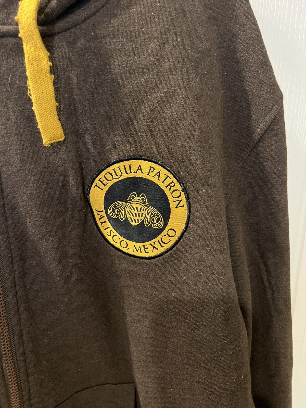 Tequila Patron Brown Hoodie - Men's Medium - Gem