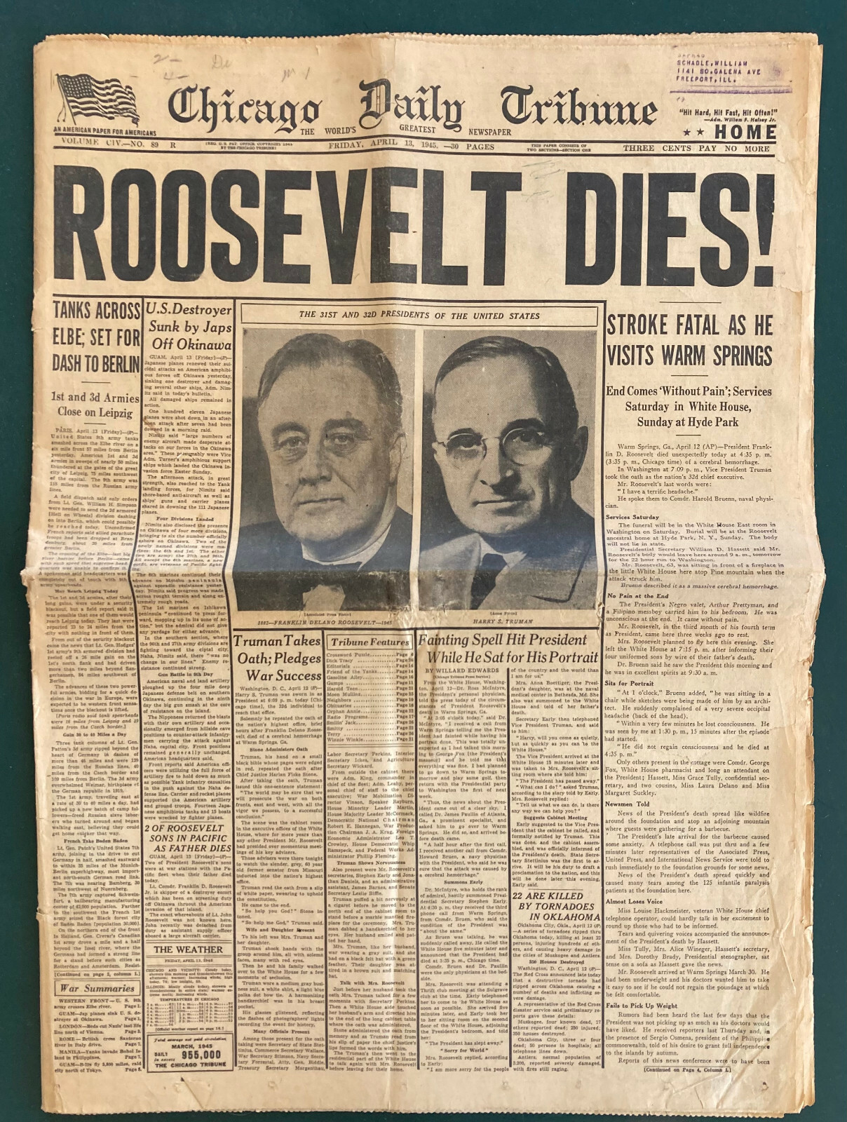Death Of Fdr