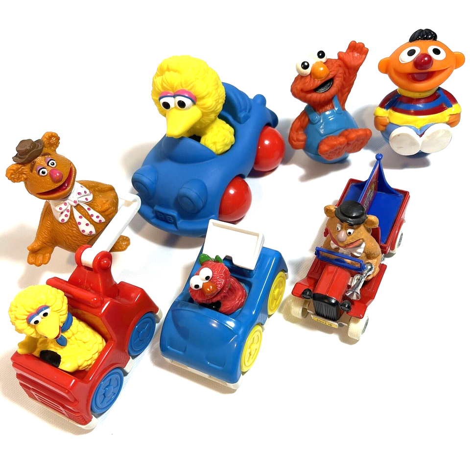 Tyco Pre-School Big Bird Rubber Car Jim Henson Productions from Adult ...