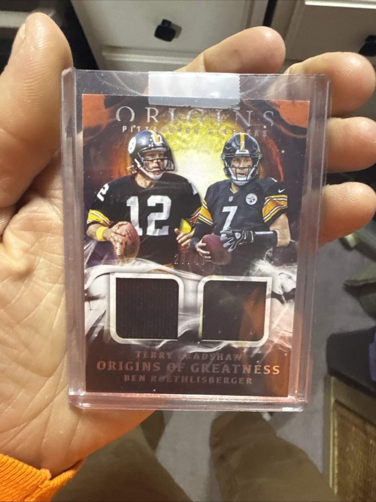 2019 origins of greatness Ben Roethlisberger/Terry Bradshaw/49 Steelers ...