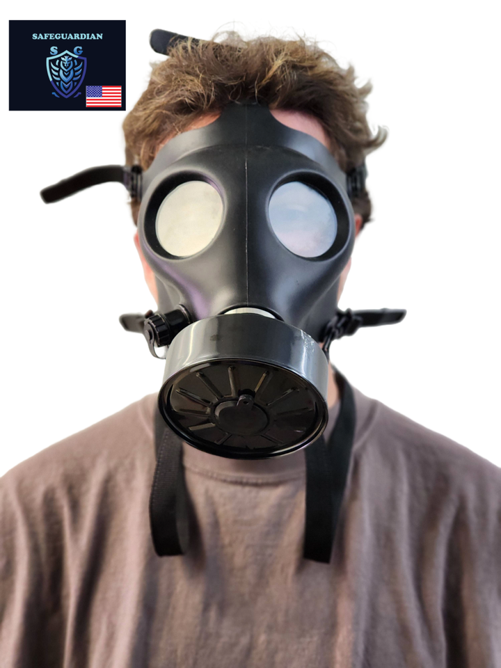 SafeGuardian Israeli GAS MASK with Premium 40mm FILTER and 36oz BOTTLE ...