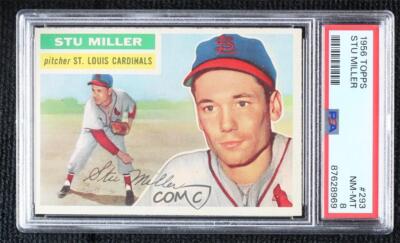 1956 Topps Stu Miller #293 PSA 8 | eBay