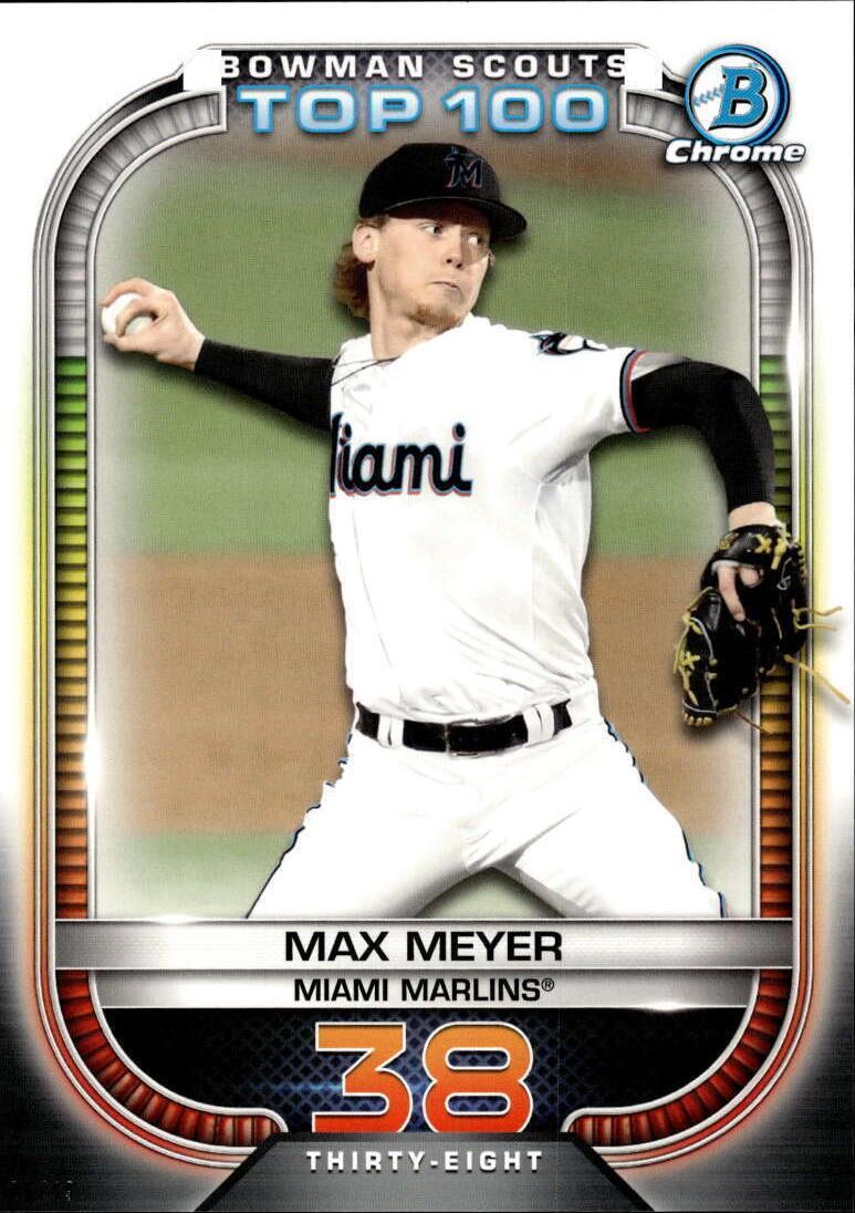 2021 Bowman - Bowman Scouts Top 100 Max Meyer #BTP-38 5x7 /49 (RC) for ...