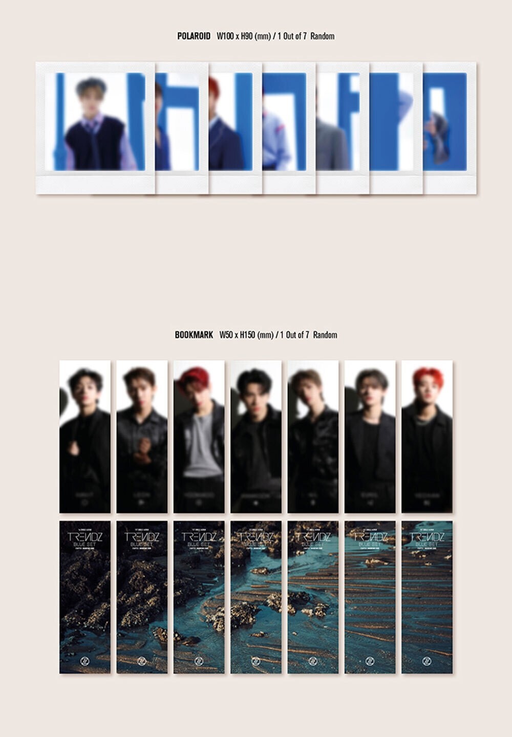 TRENDZ - Indie 1st Album [BLUE SET Chapter. unknown code] Photo Book CD ...