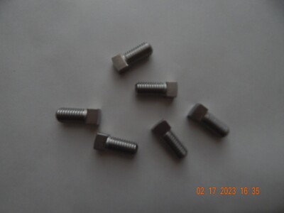 STAINLESS STEEL SQUARE HEAD SET SCREWS. 1/2-13 x 1" CUP POINT 18-8 , 6 ...