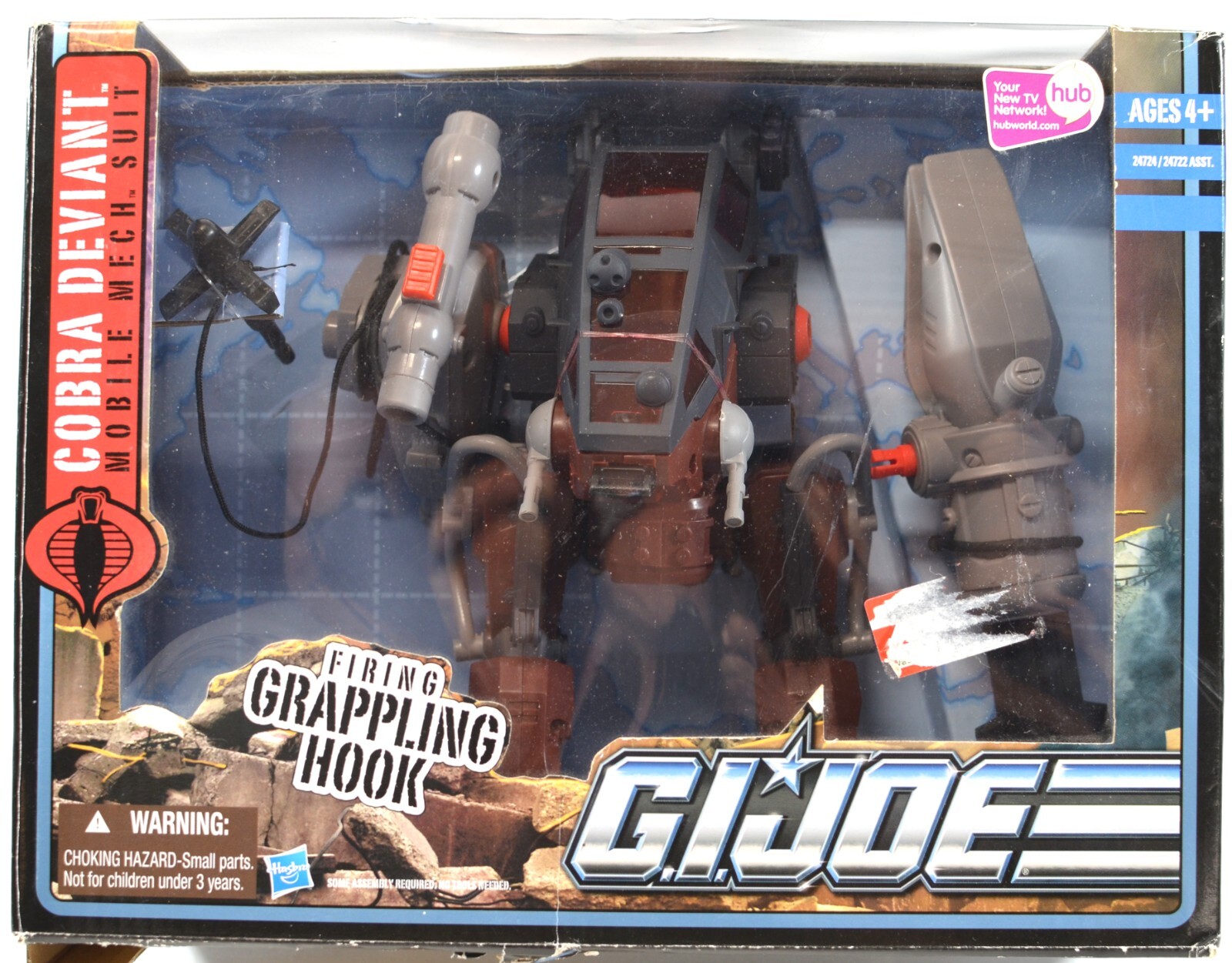 Gi Joe Cobra Deviant Mobile Mech Suit With Cyber Viper Figure Hasbro ...