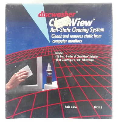 Disc Washer - 50 Clean Wipe 6X6 " - Neuf Avec Boîte | eBay