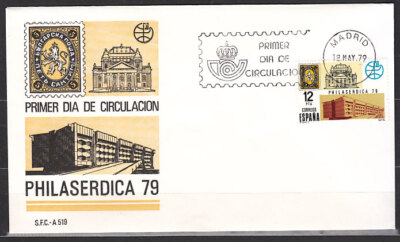 Spain 2524 Year 1979 World Expo Philately Philaserdica 79 SPD Cover | eBay