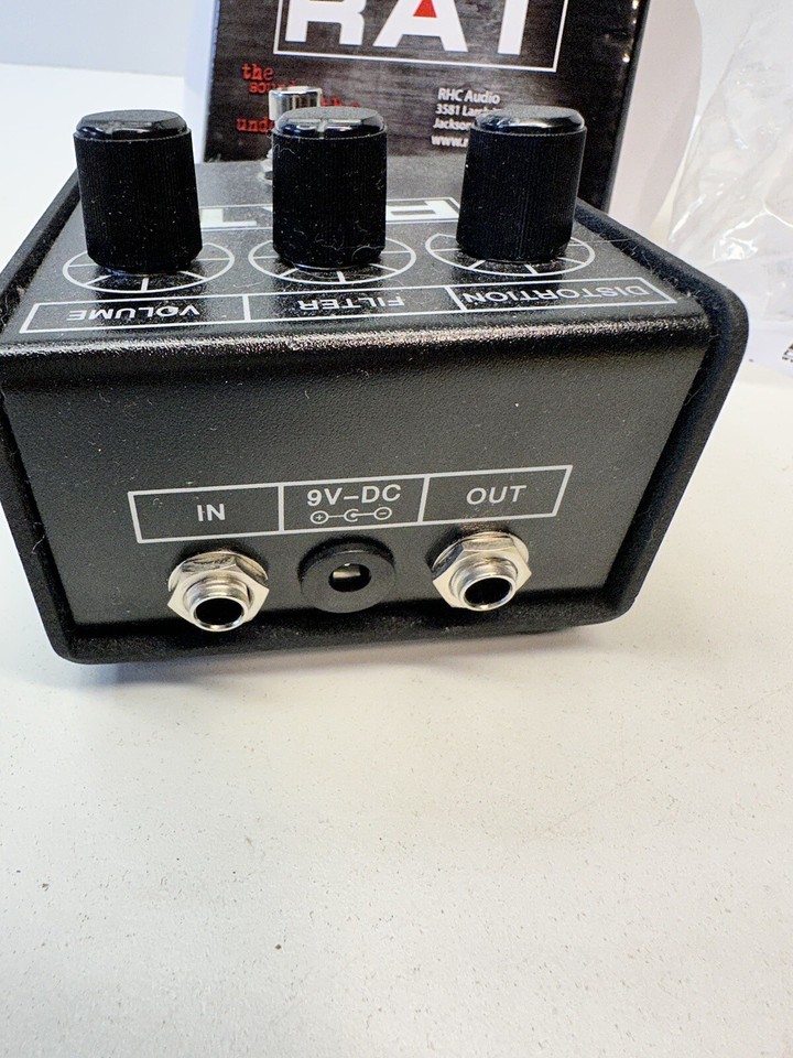 NEW RHC RAT II DISTORTION FUZZ BOX FOOT PEDAL GUITAR SOUND ROCK N ROLL ...