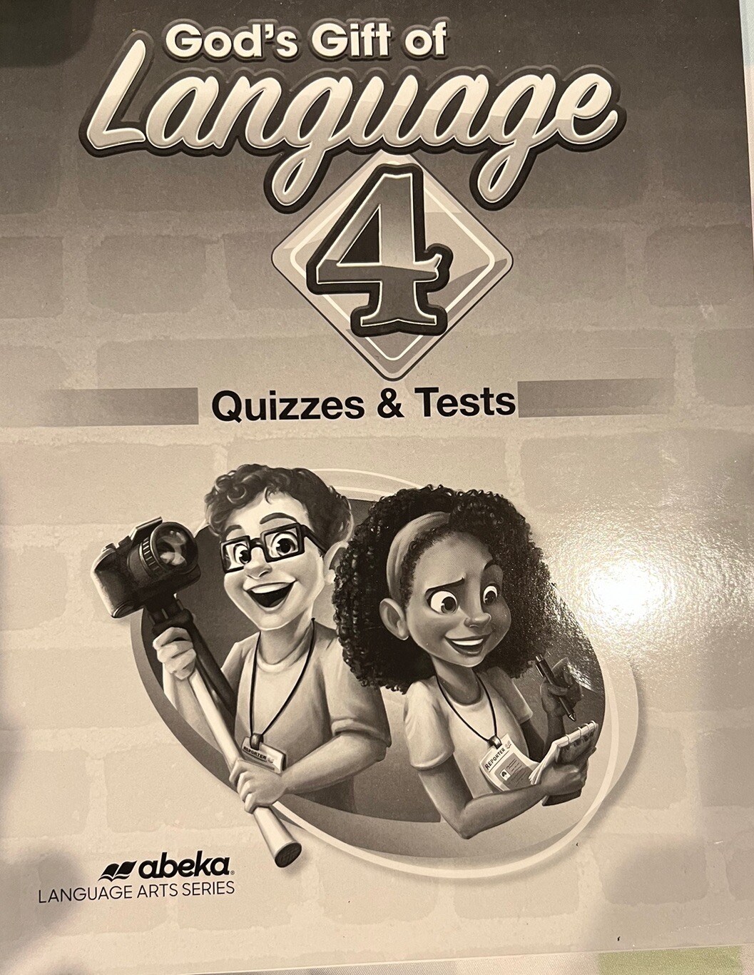 Abeka God’s Gift Of Language 4 Test /Quiz. Unbound, Never Used | eBay