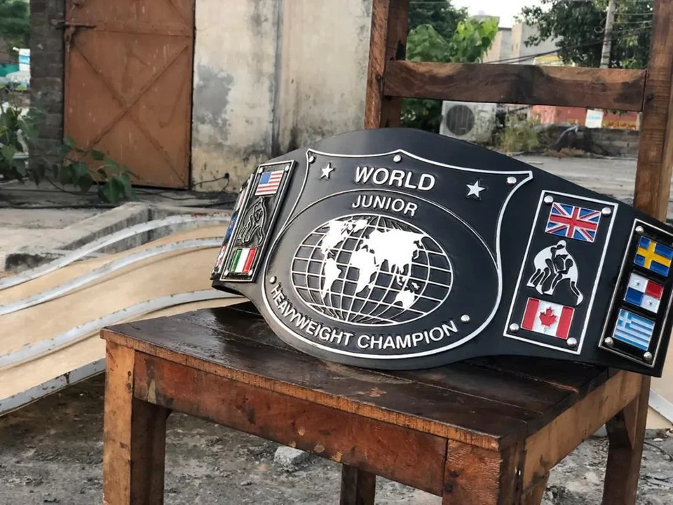 New Handmade Custom World Junior Heavyweight Championship Wrestling ...