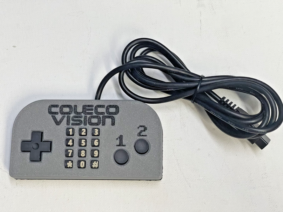 ColecoVision Custom Gamepad Controller Joystick Silver/Black with ...