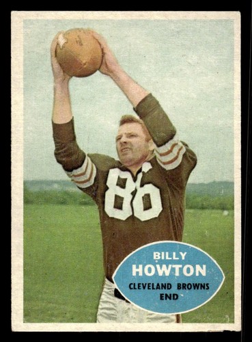 1960 TOPPS BILLY HOWTON 27 POOR FOOTBALL CLEVELAND BROWNS | eBay