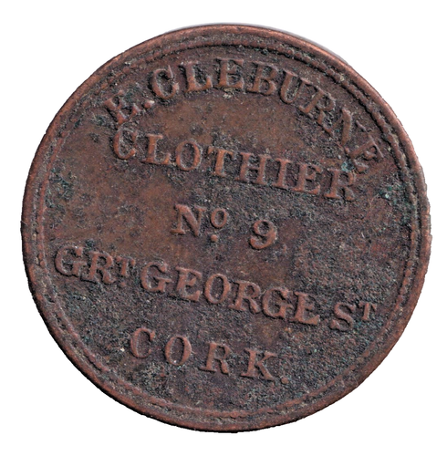 CLEBURNE UNOFFICIAL FARTHING CORK TOKEN IRELAND AUCTION STARTS AT £1 | eBay