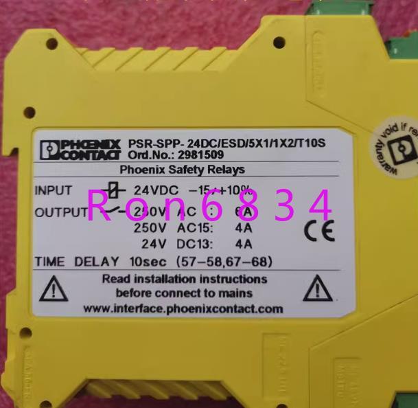1pc used Phoenix PSR-SPP-24DC/ESD/5X1/1X2/T10S relay PSR-ESD-T | eBay