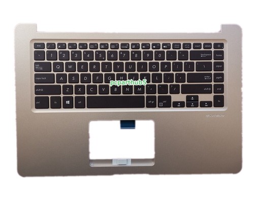 New Asus Vivobook K510U F510U S510U X510U S510UA Gold Palmrest Case ...
