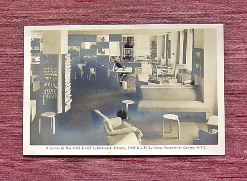 SUBSCRIBERS LIBRARY TIME LIFE BUILDING ROCKEFELLER CENTER NEW YORK CITY ...