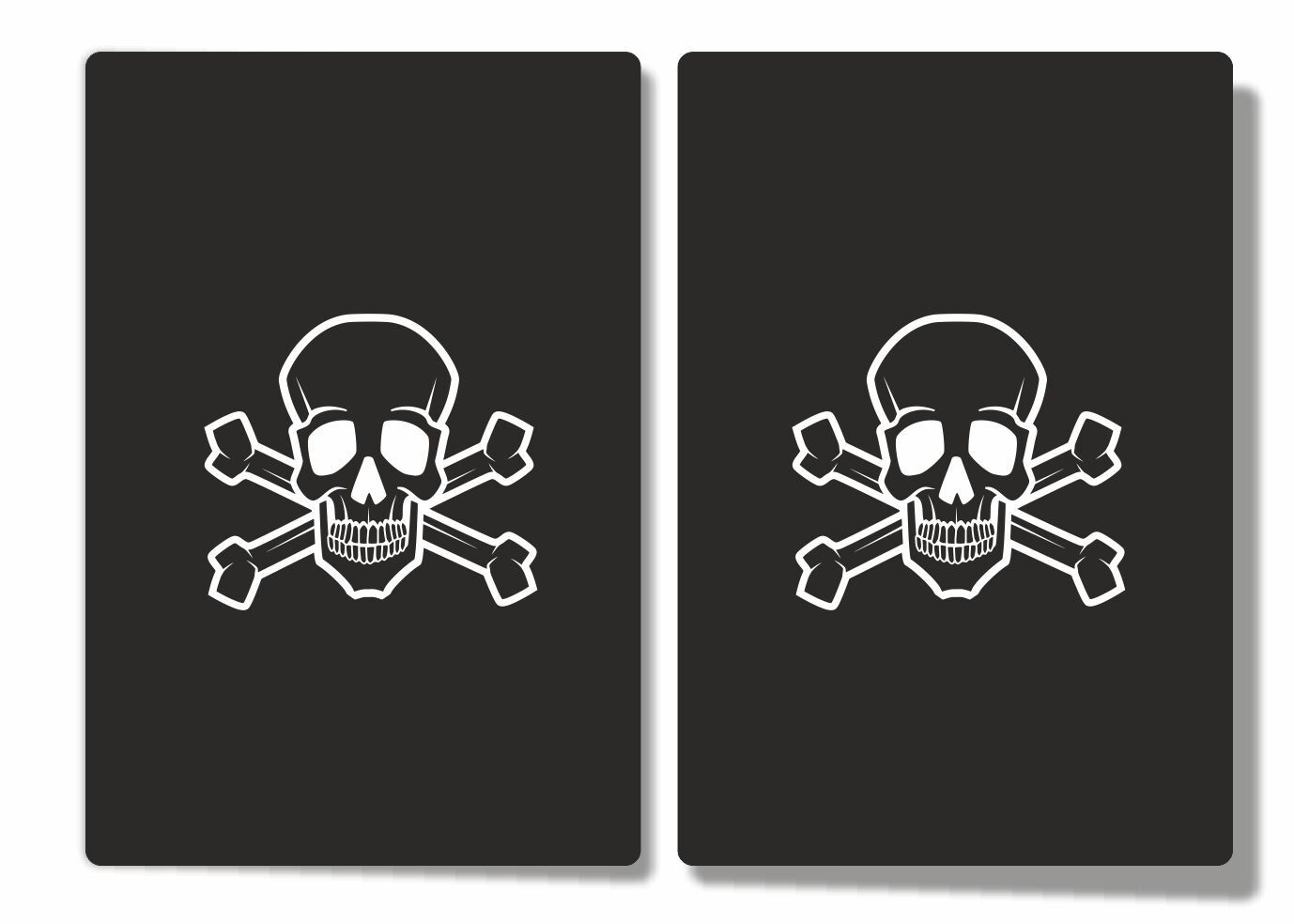 Upper Fork Custom Suspension Bike Decal Stickers Set Adhesive Skull ...