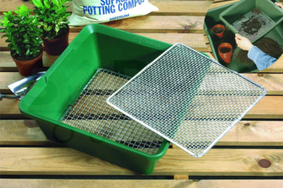 Garland 2 In 1 Garden Potting Soil Sieve Riddle 6mm & 12mm Removable ...