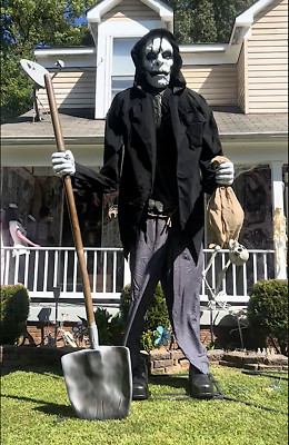 12' Giant Bone Collector Animatronic Halloween Prop - Motion Activated ...