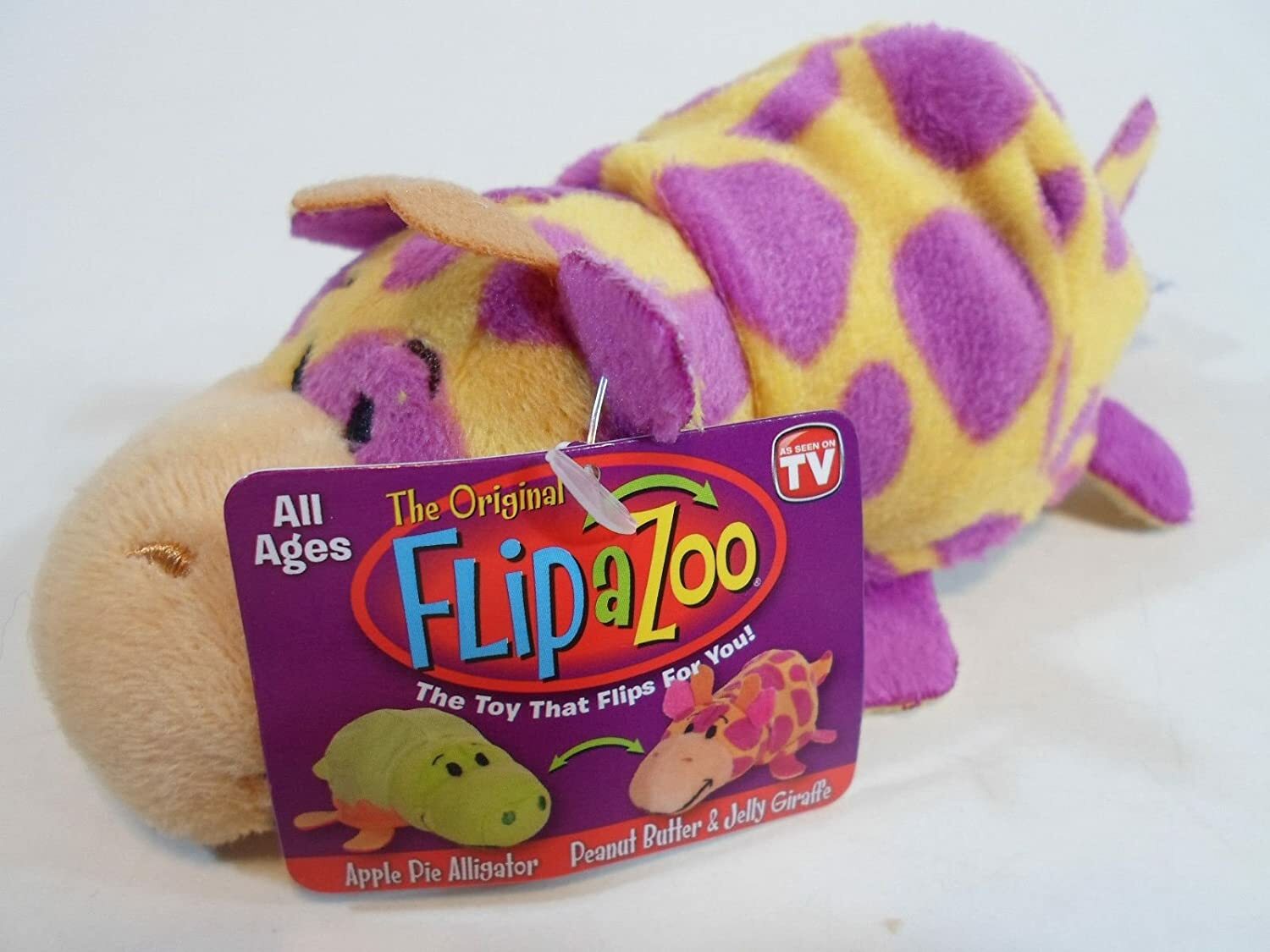 FlipaZoos Little FlipZee 5 Pocket Size Plush Figure - Apple Pie ...