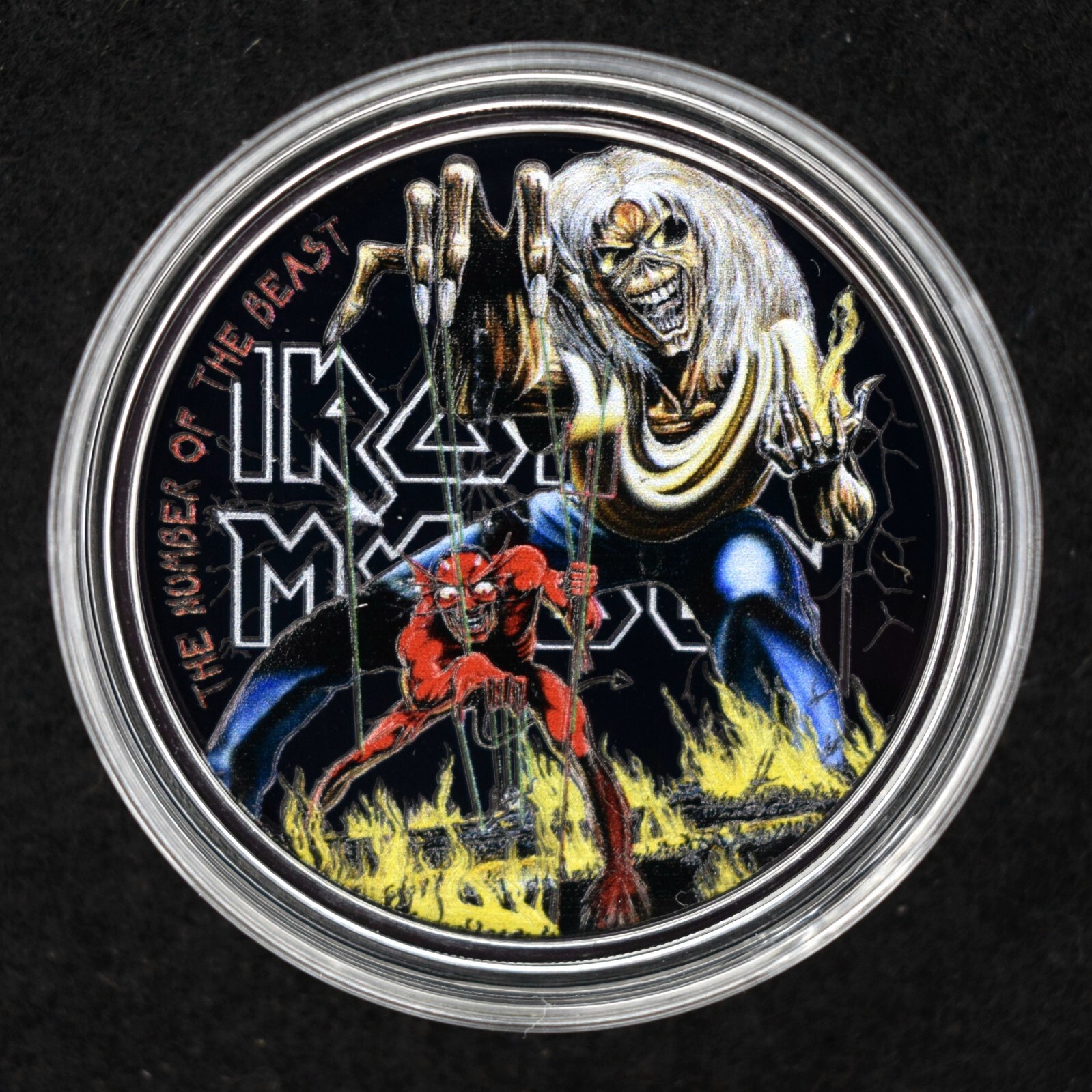 2022 CIT Cook Islands Iron Maiden - The Number Of The Beast .999 1 oz ...