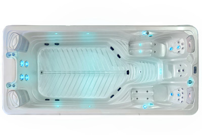 LUSO SPAS THE RELAY SWIM SPA IN STOCK NATIONWIDE DELIVERY LED LIGHTS ...