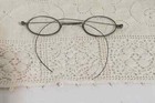 Antique Steel Rimmed Spectacles Beveled Glass Lenses Victorian | eBay