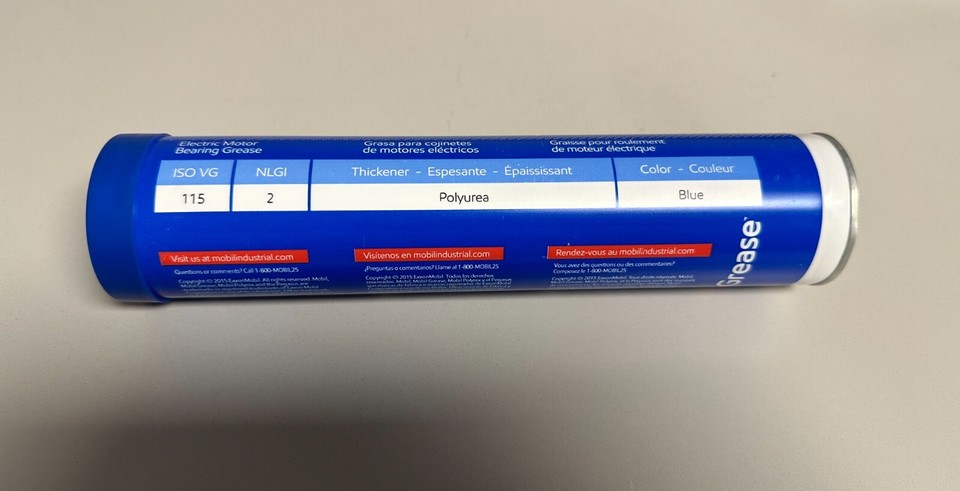 Mobil Polyrex EM ELECTRIC MOTOR GREASE Bearing Blue 13.7 OZ | eBay