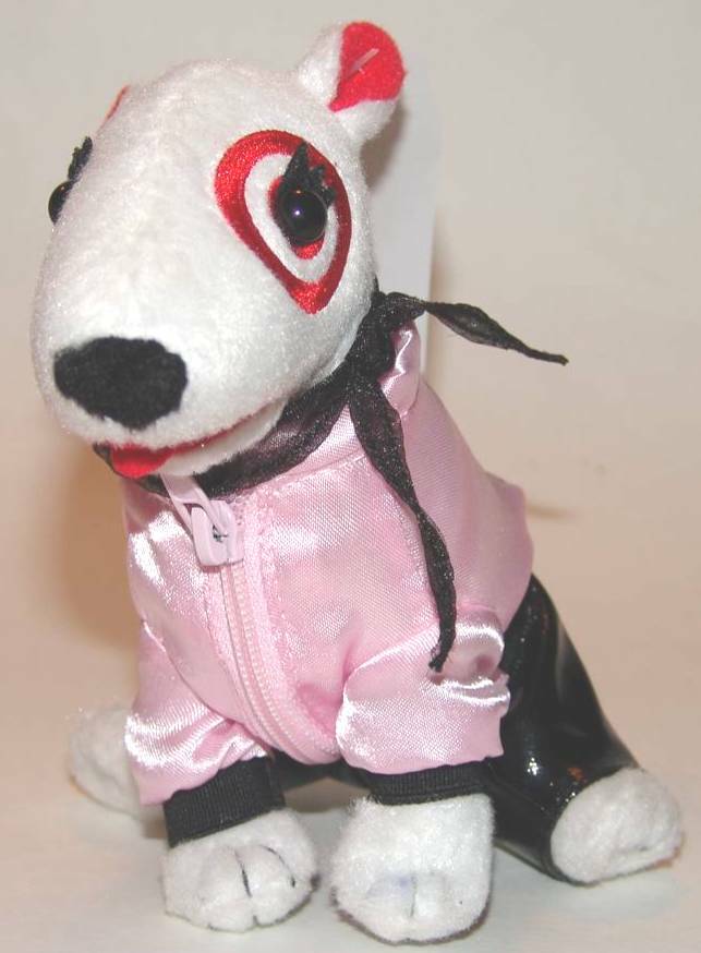 Target Dog Plush Pinky Tuscadero Stuffed Toy Bullseye - Very Rare | eBay