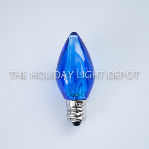 Blue C7 Bulb - Blue C7 LED Bulb - Smooth Finish - Dimmable | eBay