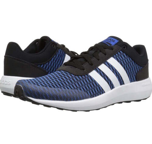 adidas Men's CF Race Running Shoe, Black/White/Blue, 11 Medium US | eBay