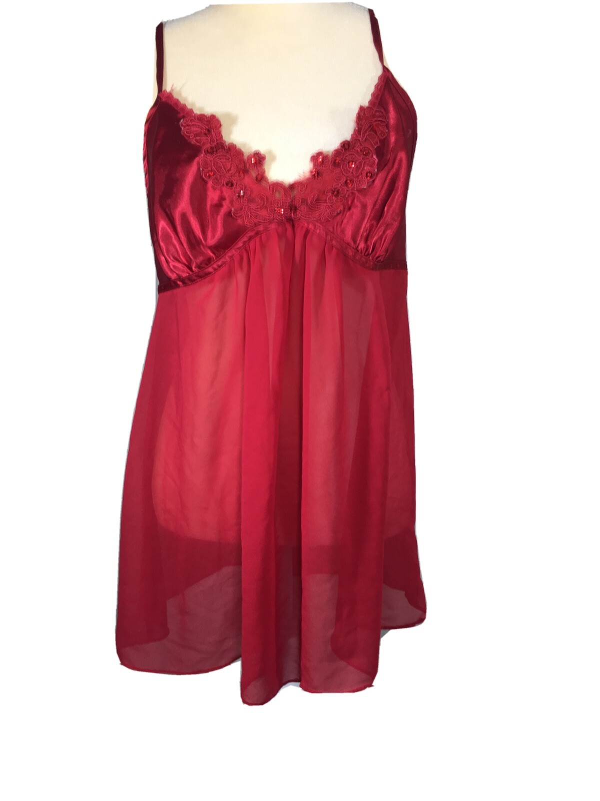 Sexy Red Babydoll Nightie | eBay