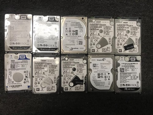 Lot of 10 500GB SATA 2.5" WD Seagate Hitachi Laptop Hard Drive HD HDD ...